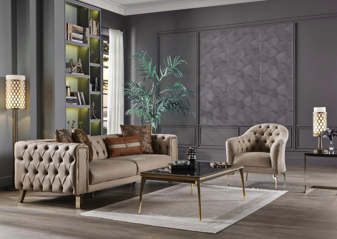 Montego Living Room Set Sofa Loveseat Armchair by Bellona - Berre Furniture